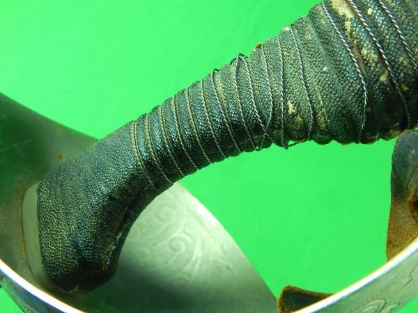 British English WW1 WWI Model 1912 Cavalry Officer's Engraved Sword w ...