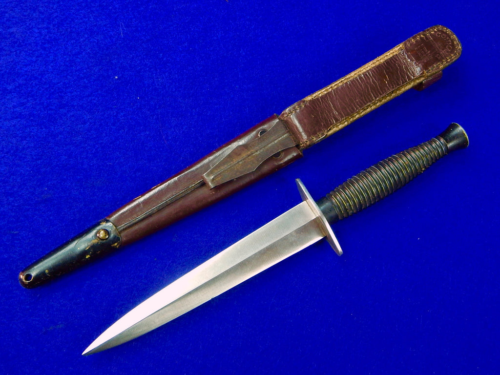 France French Vietnam Era Fairbairn Sykes Commando Fighting Knife w/ S ...