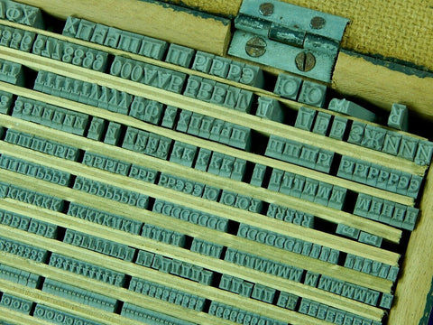 German Germany Army WW2 WWII Printing Set w/ Russian Russia Letters Le ...