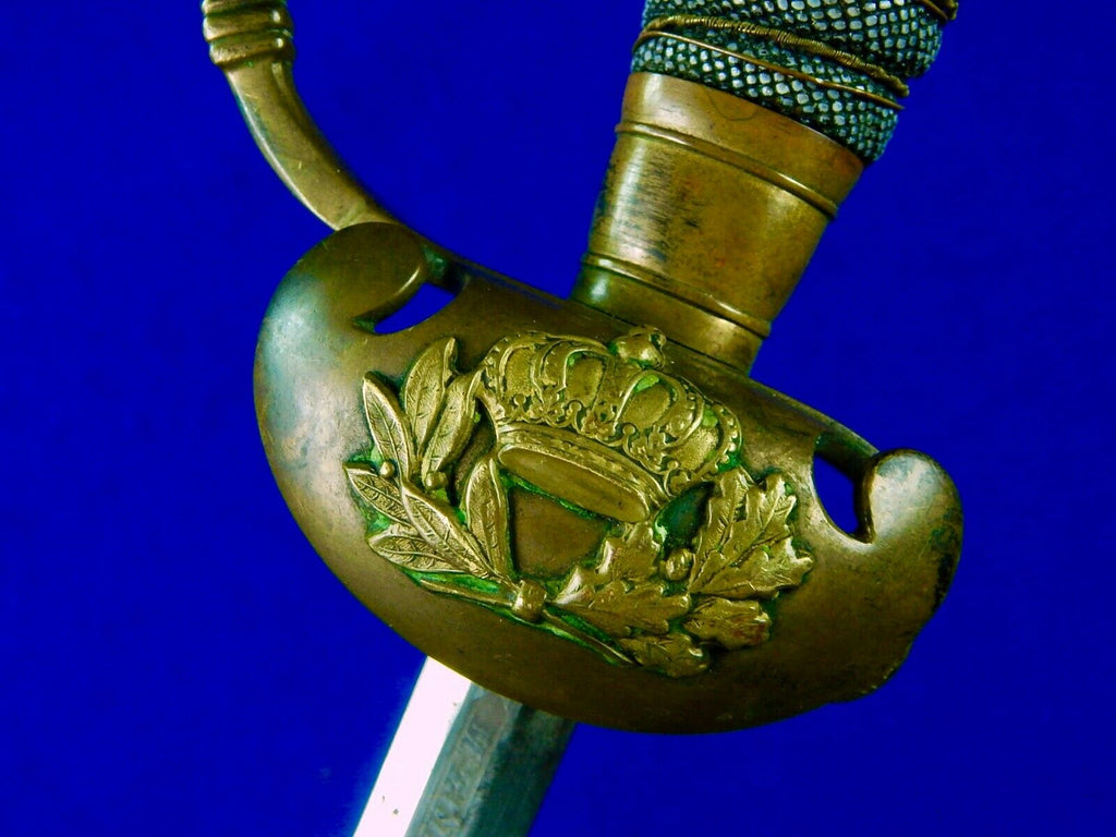 Antique German Germany Bavaria Bavarian WW1 Engraved Court Sword w/ Sc ...