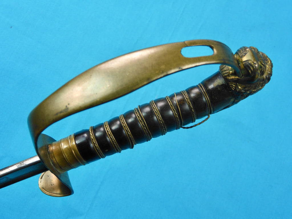 German Germany Antique WW1 Engraved Quillback Officer's Sword w/ Scabb ...