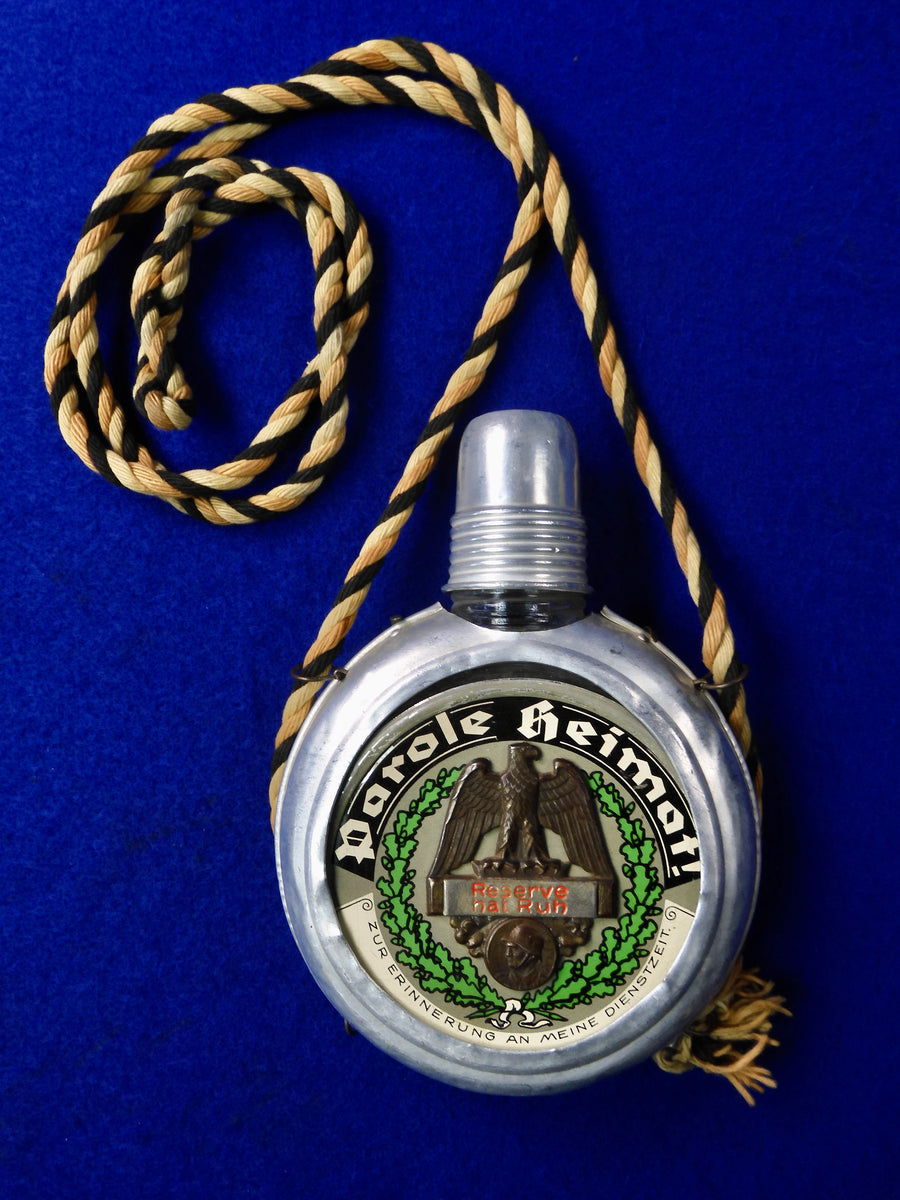 German Germany Antique WW1 Veteran Flask Canteen – ANTIQUE & MILITARY ...