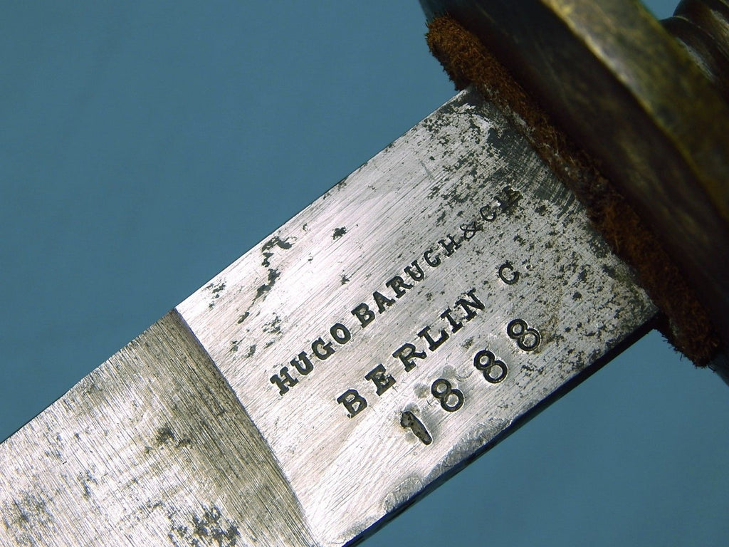 Antique German Germany Hugo Baruch Berlin WW1 Period Short Sword w/ Sc ...
