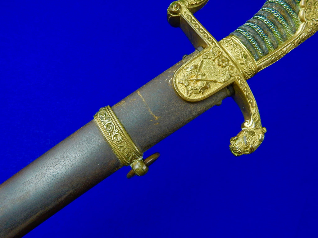 German Germany WW1 Colonial Uhlan Presentation Engraved Grosser Lion H ...