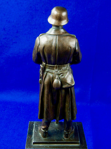 German Germany WW1 Soldier Presentation Signed Figurine Statue Art Scu ...