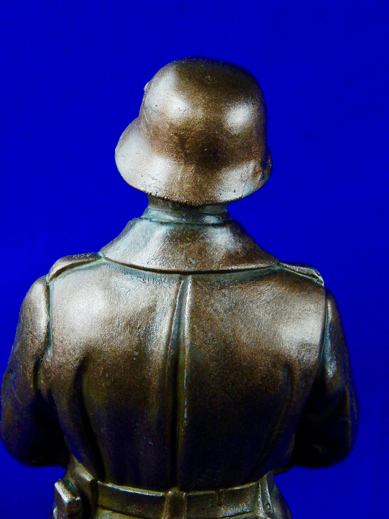 German Germany WW1 Soldier Presentation Signed Figurine Statue Art Scu ...