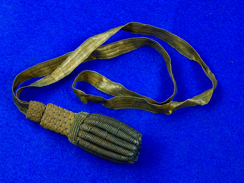 German Germany WW1 Sword Dagger Portepee Knot – ANTIQUE & MILITARY FROM ...