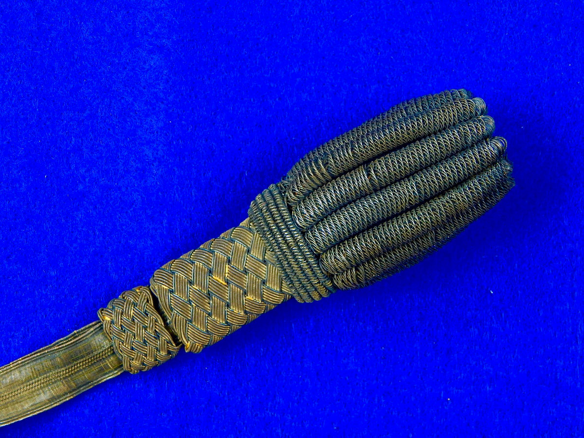 German Germany WW1 Sword Dagger Portepee Knot – ANTIQUE & MILITARY FROM ...