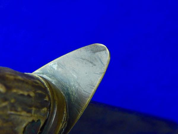 German Germany WW2 Custom Made Hunting Knife Dagger w/ Bayonet Scabbar ...