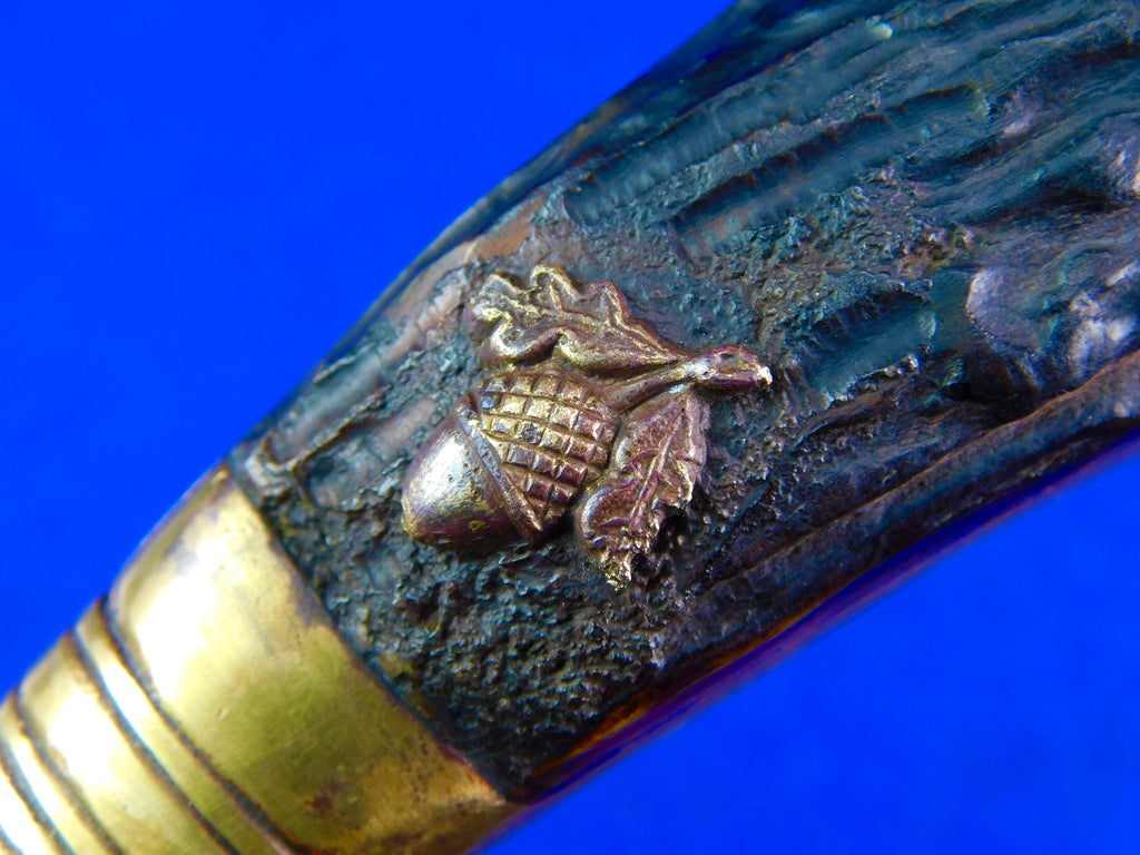 German Germany WW2 Engraved Hunting Dagger Knife w/ Scabbard – ANTIQUE ...