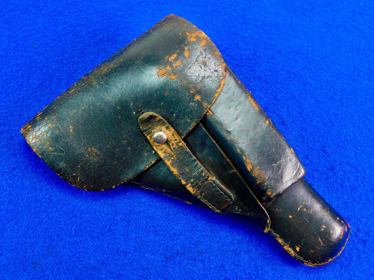 German Germany WW2 P35 Hi-Power Pistol Black Leather Holster – ANTIQUE ...