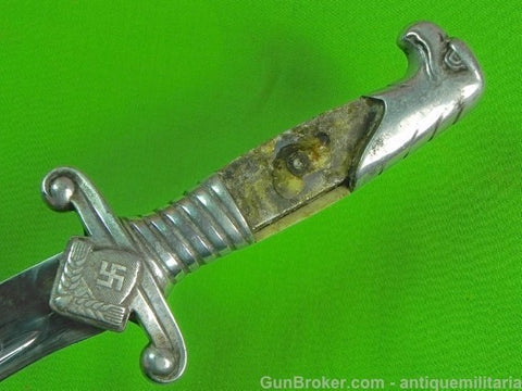 German Germany WW2 RAD Leader Dagger Knife i – ANTIQUE & MILITARY FROM ...