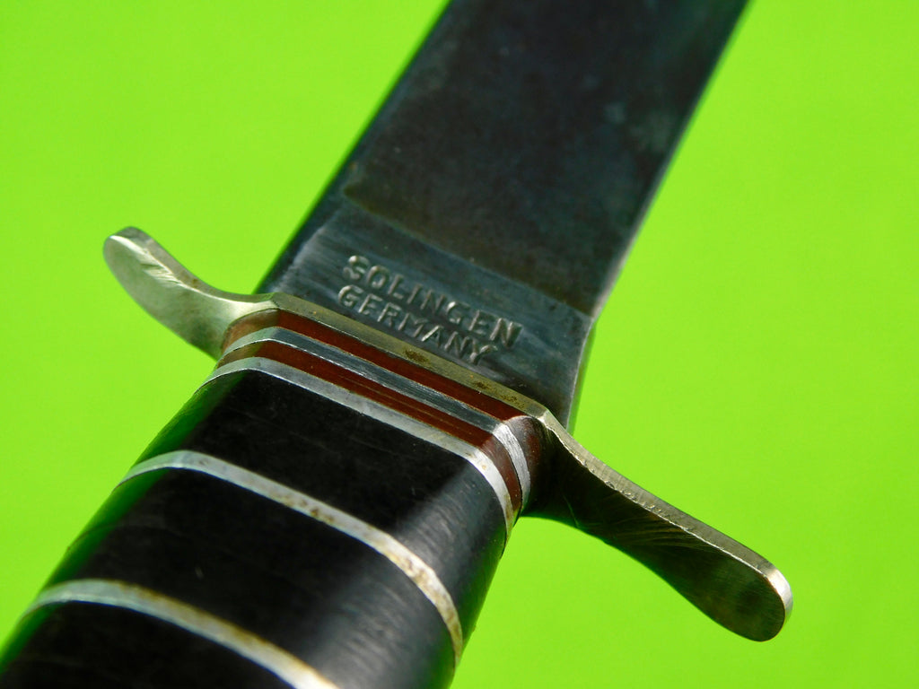 Antique Germany German Solingen Hollow Ground 3 Arrows in Hand Knife w ...