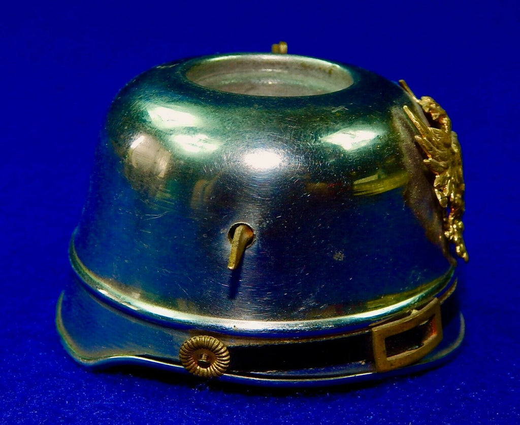 German Germany Antique WW1 Helmet Inkwell Military Decor – ANTIQUE ...