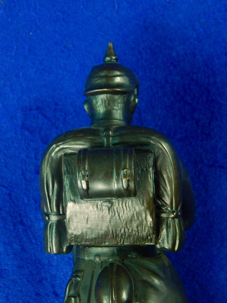 German Germany Antique WW1 Presentation Soldier bronze Figurine Statue ...
