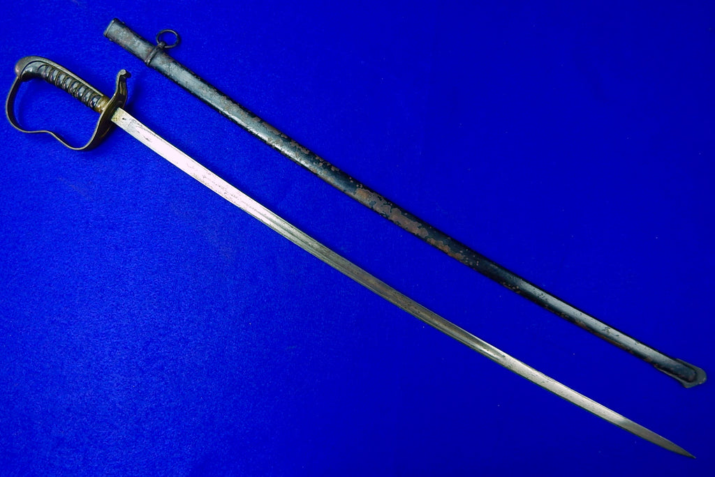 German Germany WW1 Engraved Officer's Sword w/ Scabbard – ANTIQUE ...