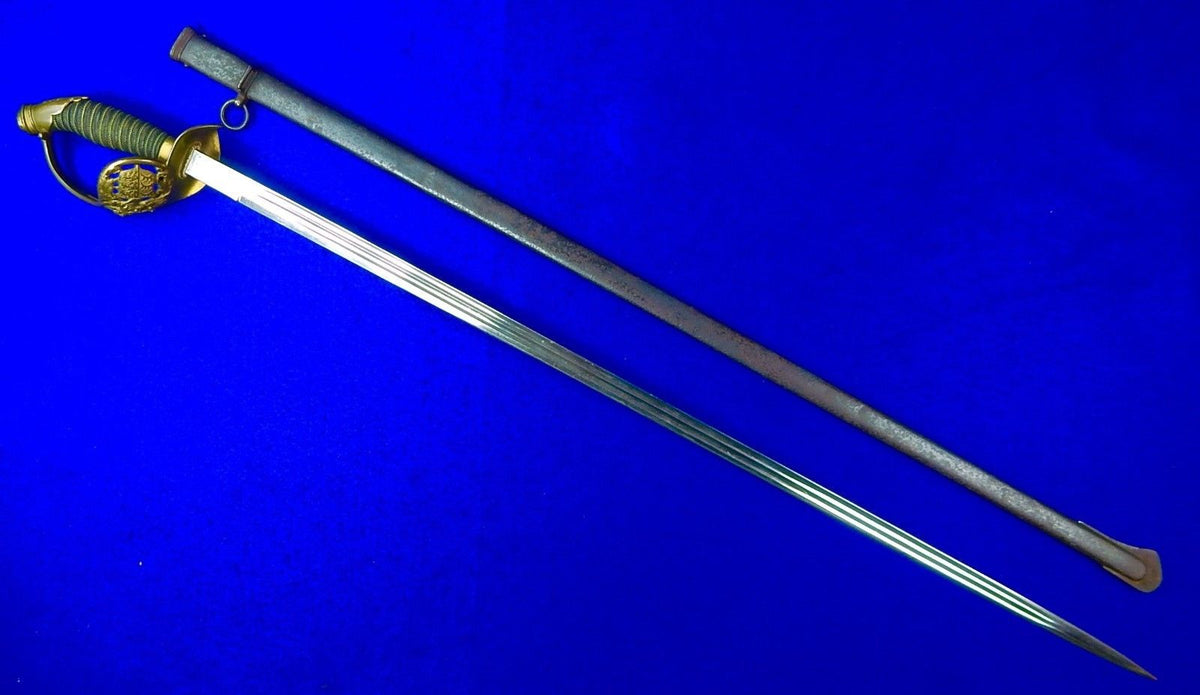German Germany WW1 Model 1899 Wurttemberg Officer's Sword w/ Scabbard ...