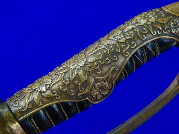 Japanese Japan WWII WW2 High Rank Officer's Dress Sword w/ Scabbard ...