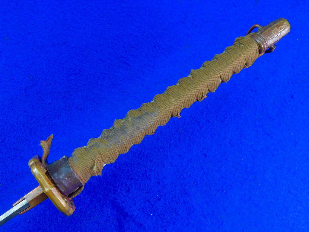 Japanese Japan WW2 Pilot Tanker Katana Officer's Sword Antique Blade ...
