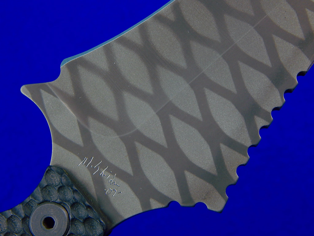 Original 2007 Custom Hand Made Handmade By Maker MICK STRIDER Fighting ...