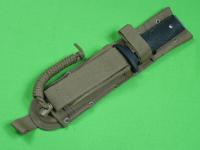 US Custom Hand Made by LES GEORGE Tactical Fighting Knife & Sheath ...