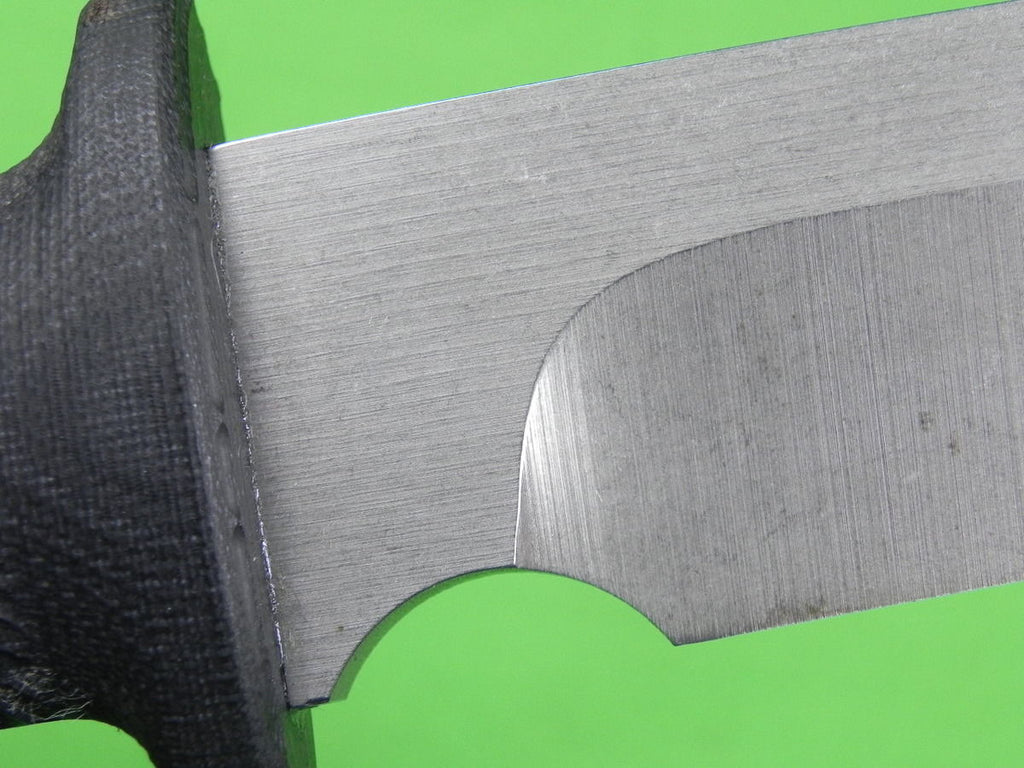 US Custom Hand Made by LES GEORGE Tactical Fighting Knife & Sheath ...