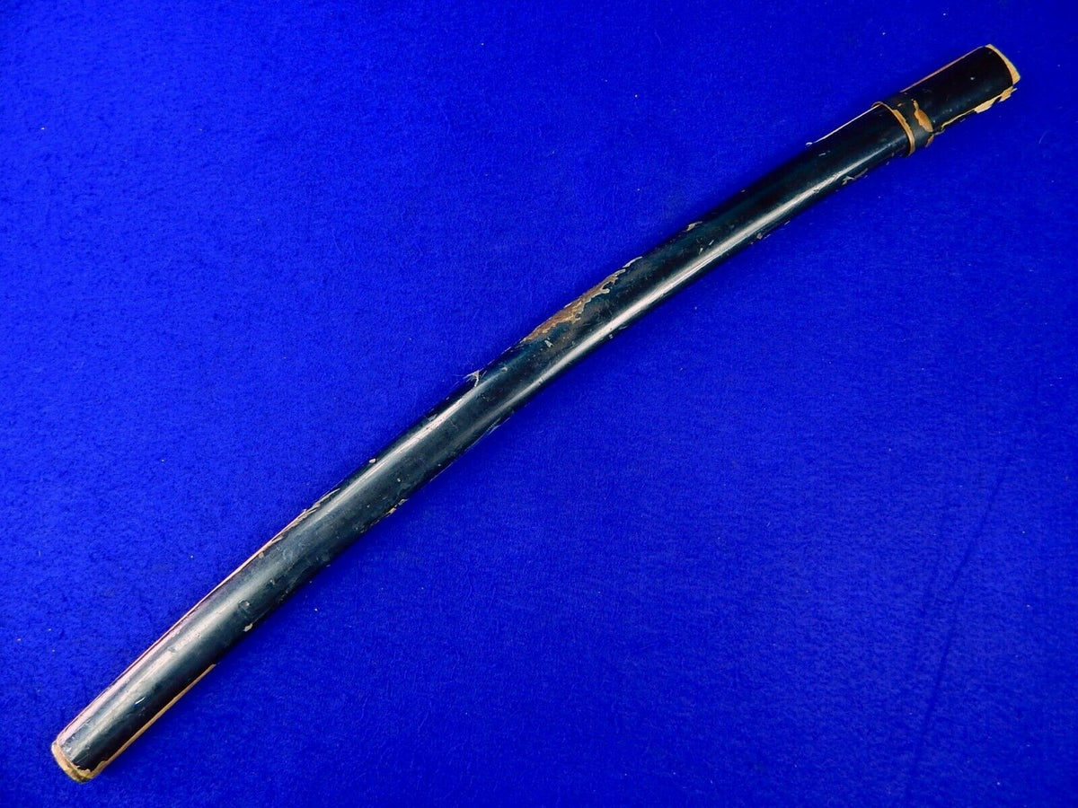 Lot of 4 Antique Old Japanese Japan Wooden Katana Wakizashi Sword Scab ...
