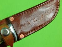 RARE US 1970's Custom Made Handmade by MICHAEL LEACH Hunting Fighting ...