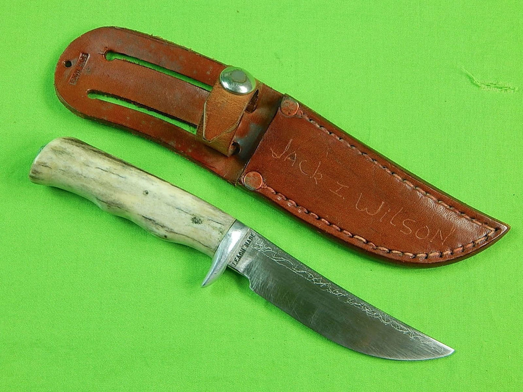 RARE US 1970's Custom Made Handmade by MICHAEL LEACH Hunting Fighting ...
