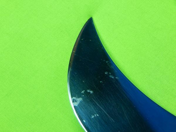 VINTAGE CUSTOM HANDMADE MICHAEL MILO LEACH HUGE BOWIE FIGHTING KNIFE W ...