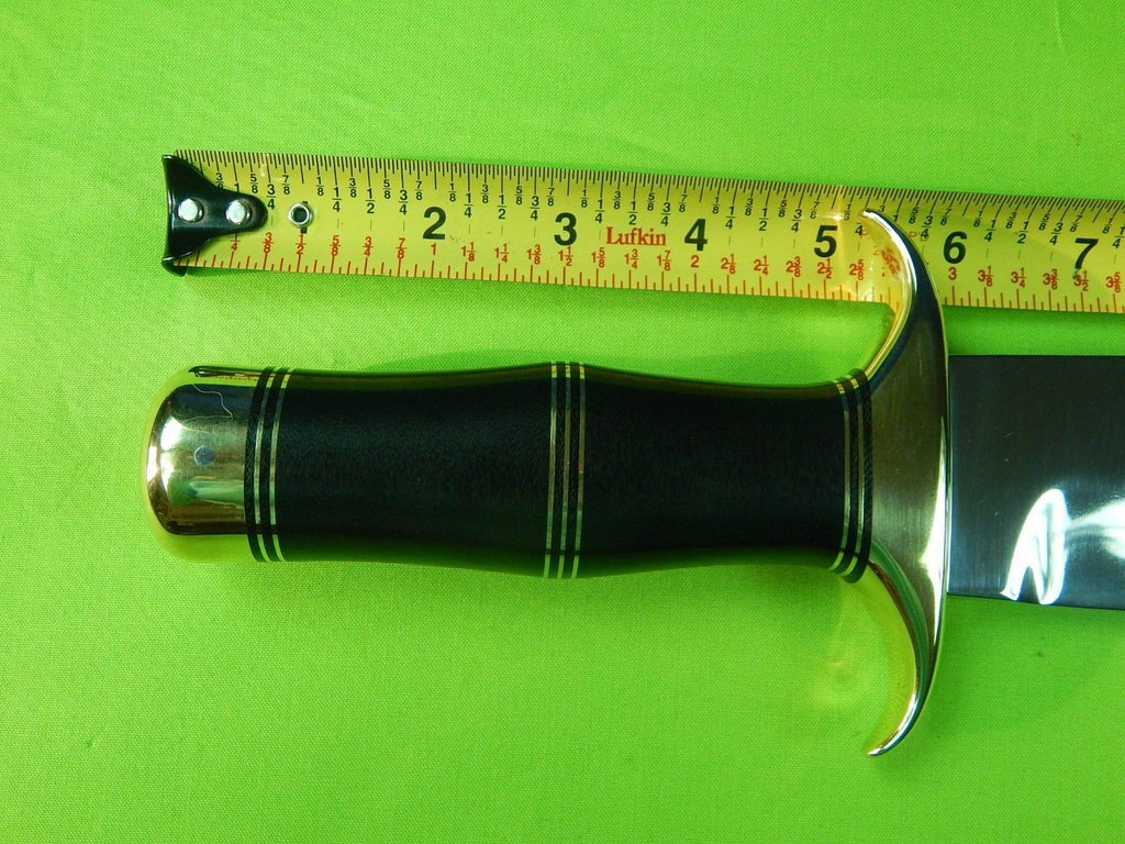VINTAGE CUSTOM HANDMADE MICHAEL MILO LEACH HUGE BOWIE FIGHTING KNIFE W ...