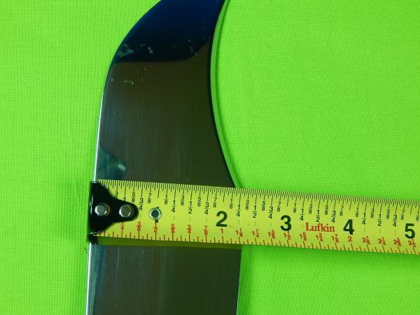 VINTAGE CUSTOM HANDMADE MICHAEL MILO LEACH HUGE BOWIE FIGHTING KNIFE W ...