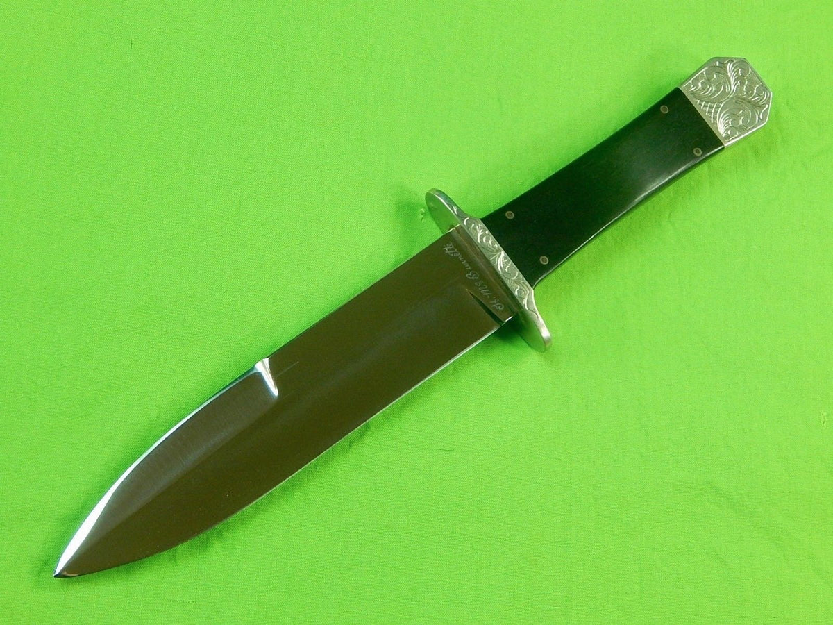 Custom Handmade by McBurnette , Harvey Otis Fighting Hunting Knife Dag ...