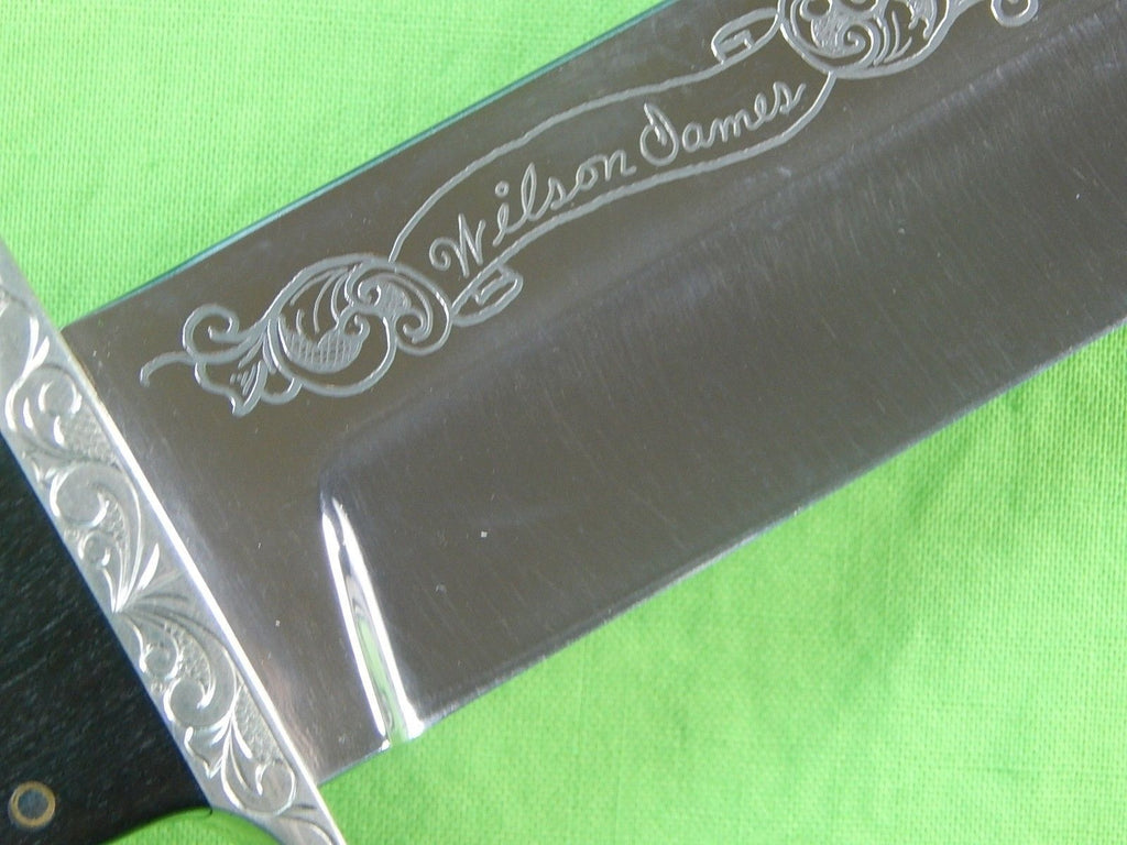Custom Handmade by McBurnette , Harvey Otis Fighting Hunting Knife Dag ...
