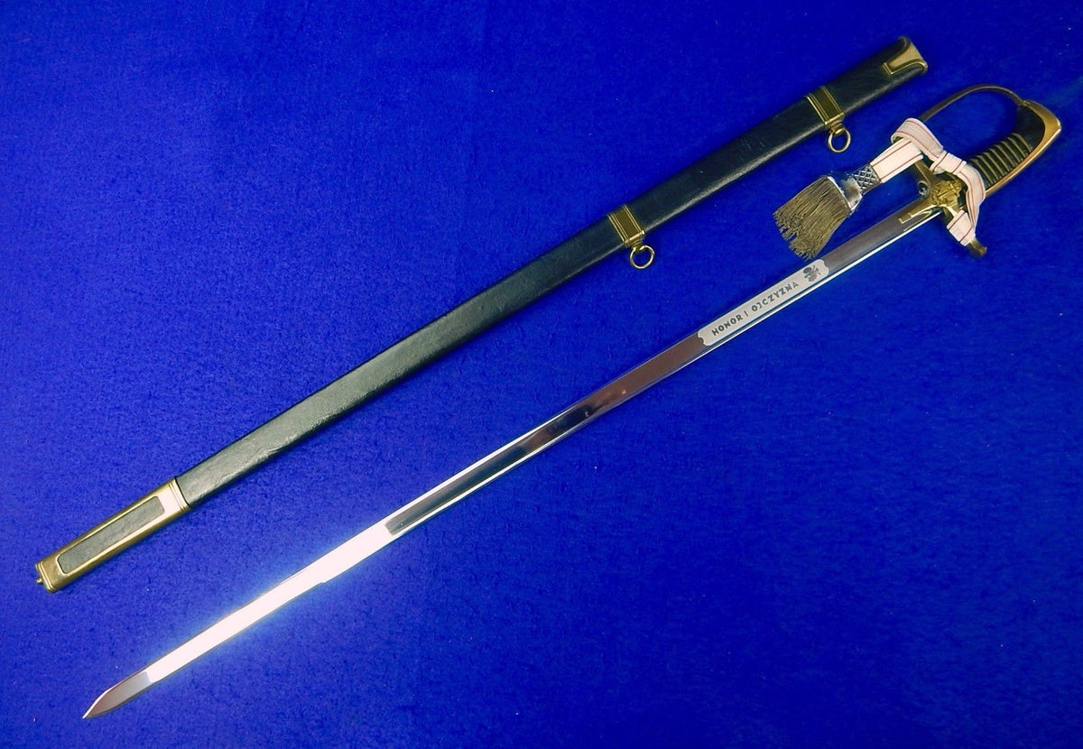 Polish Poland 1976 / 90 MW Navy Naval Officer's Sword Saber w/ Scabbar ...