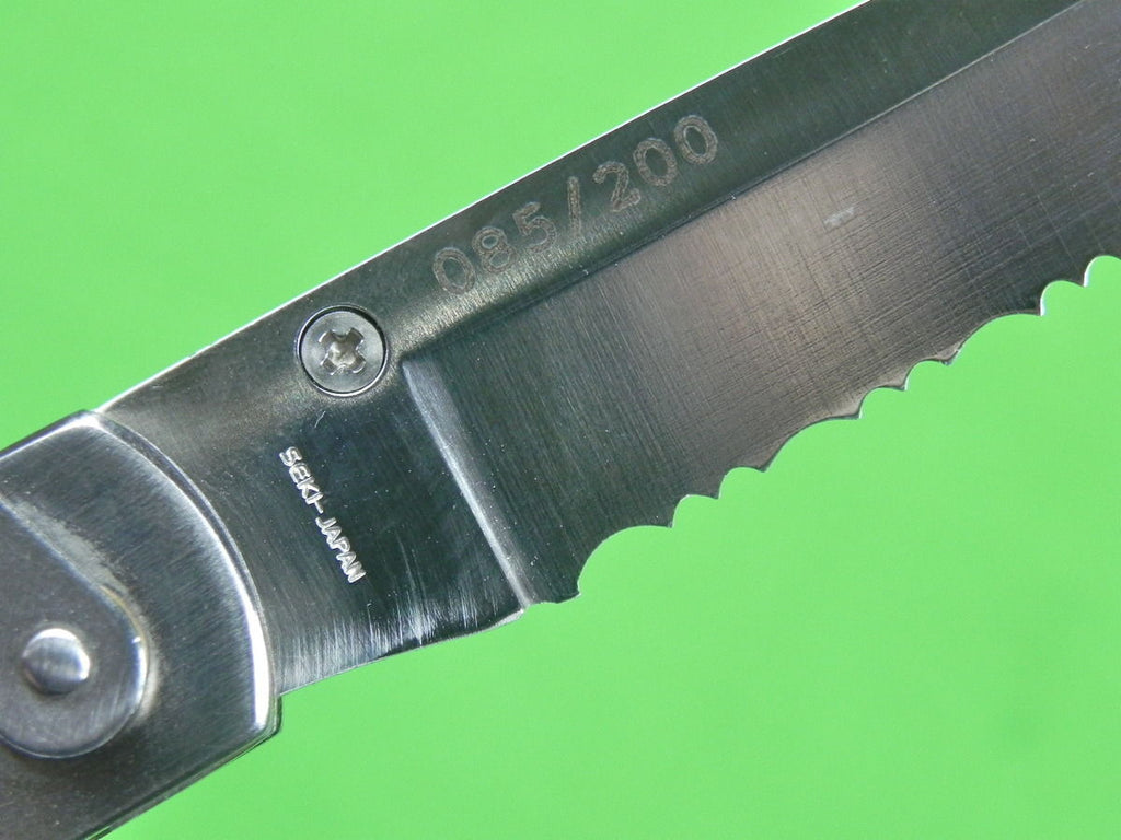 Japan AL MAR 2004 QUICKSILVER IV Model Quick Clip Limited Folding Knif ...