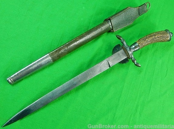 RARE German WW2 Hunting Association Dagger – ANTIQUE & MILITARY FROM ...