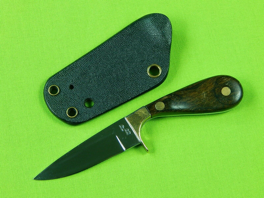 Custom Handmade RAY BEERS Small Neck Knife w/ Scabbard – ANTIQUE ...
