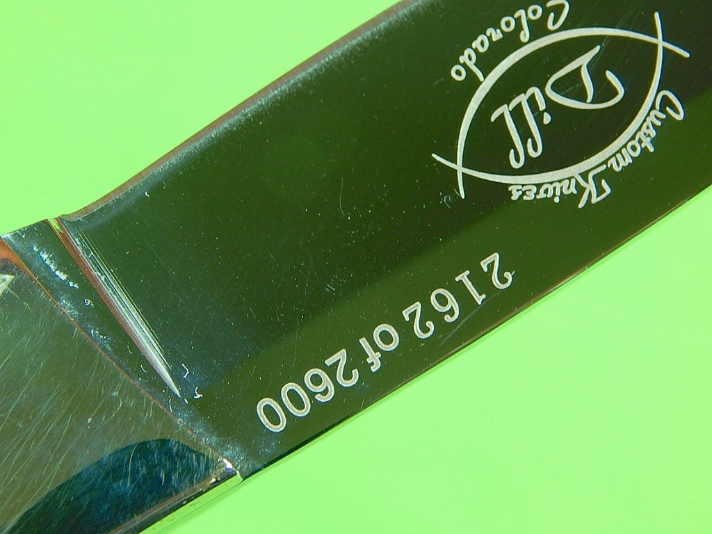 US Custom Hand Made ROBERT BOB DILL Limited Wild Turkey Federation Hun ...