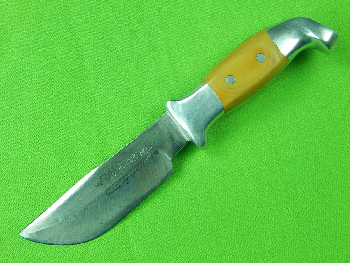 1983-84 Custom Hand Made R.H. RUANA Model 13B Signed Blade Hunting Kni ...