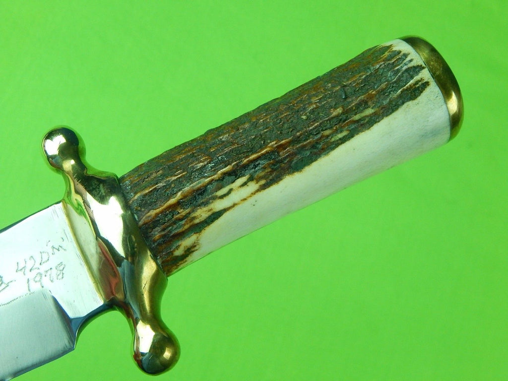 1978 Custom Made "RUDY" R.H. RUANA Model 42D "M" Marked Spear Point Bo ...