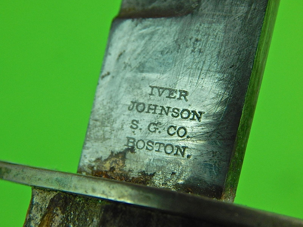 VERY RARE Antique 1850-80's IVER JOHNSON S. G. Co. Boston Hunting Figh ...