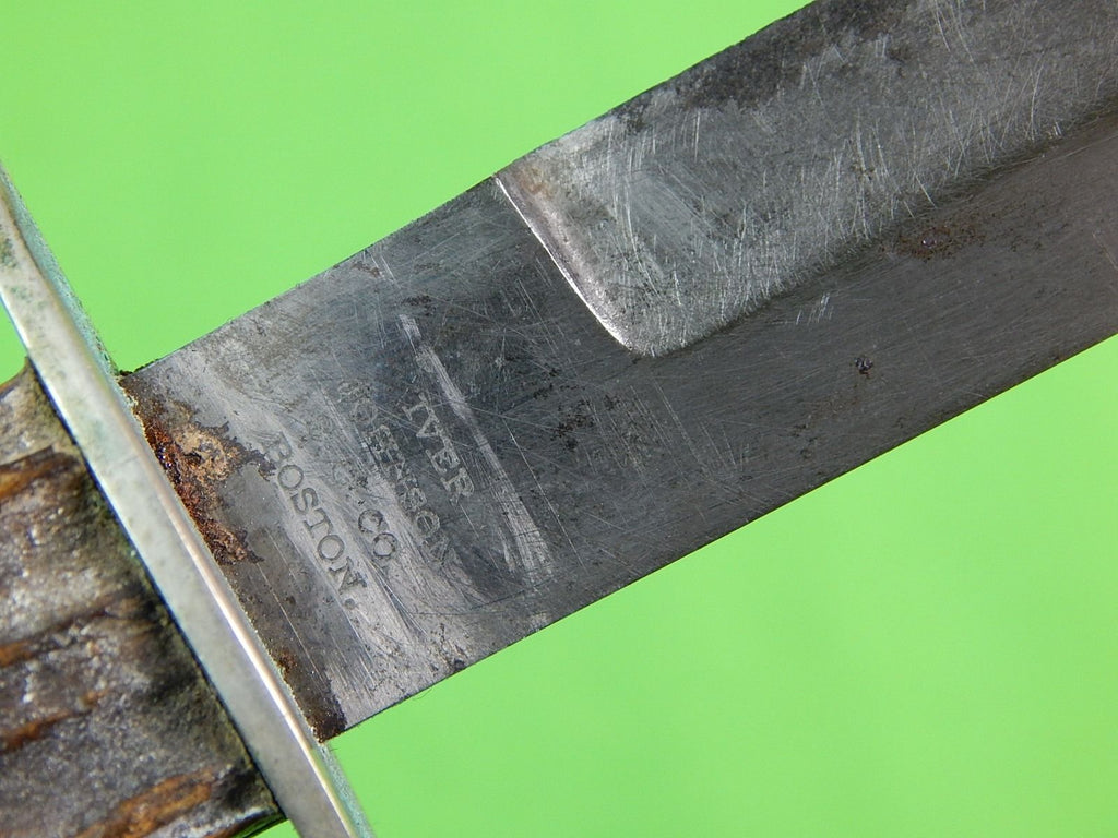 VERY RARE Antique 1850-80's IVER JOHNSON S. G. Co. Boston Hunting Figh ...