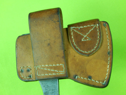 US Custom Handmade RUANA Bonner Montana Hunting Belt Axe Hatchet & She ...
