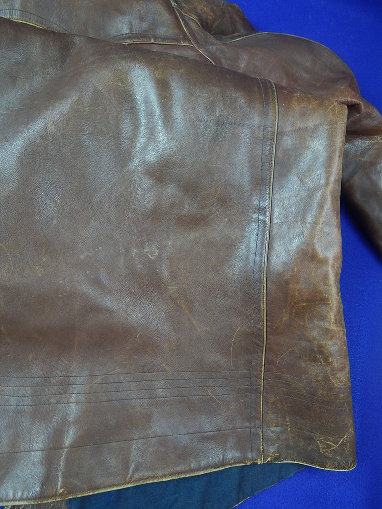 Soviet Russian Russia USSR WW2 Pilot Colonel Aviation Leather Coat Uni ...