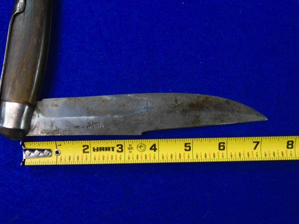 Antique Old Spain Spanish 19 Century Navaja Large Folding Knife ...