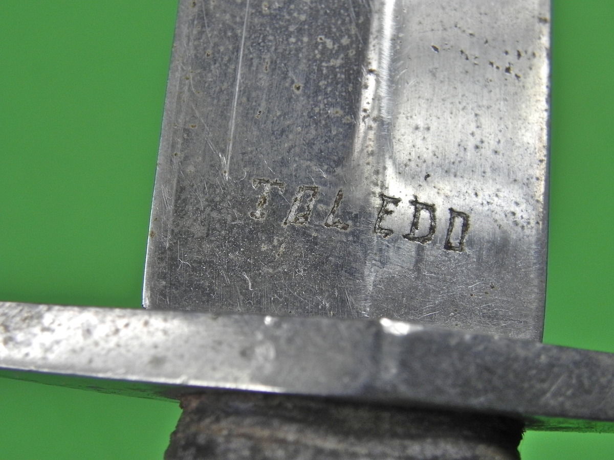 Vintage Spanish Spain Toledo Huge Stiletto Hunting Knife – ANTIQUE ...