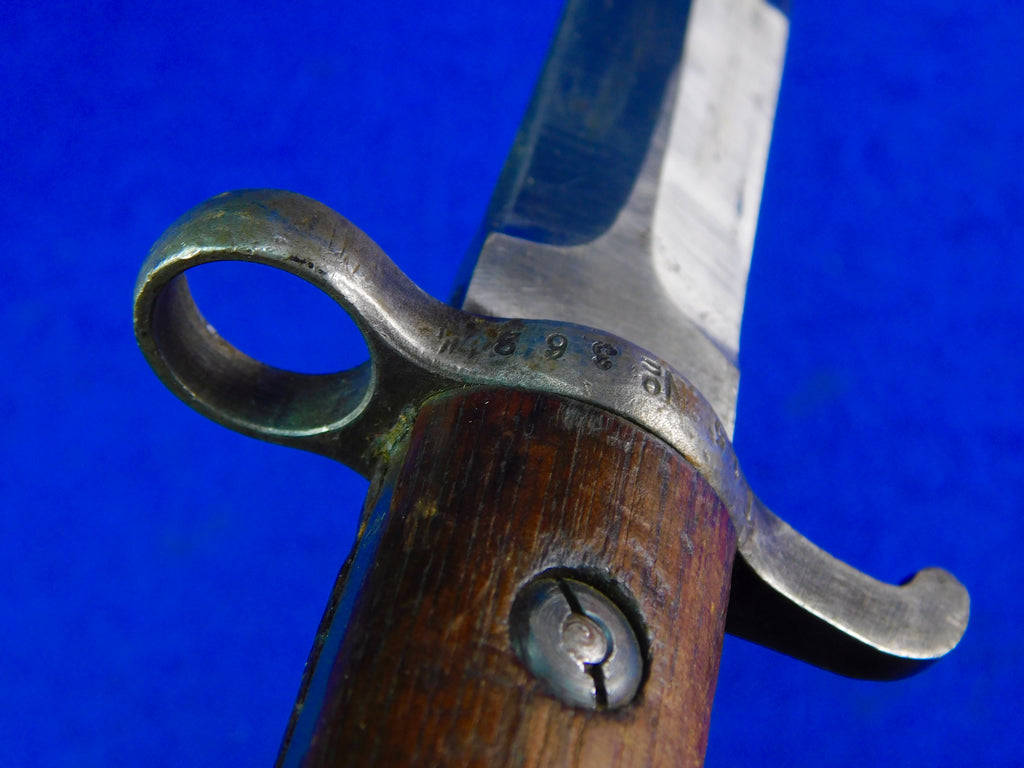 Swedish Sweden WW2 Mauser Long Bayonet Fighting Knife w/ Scabbard ...