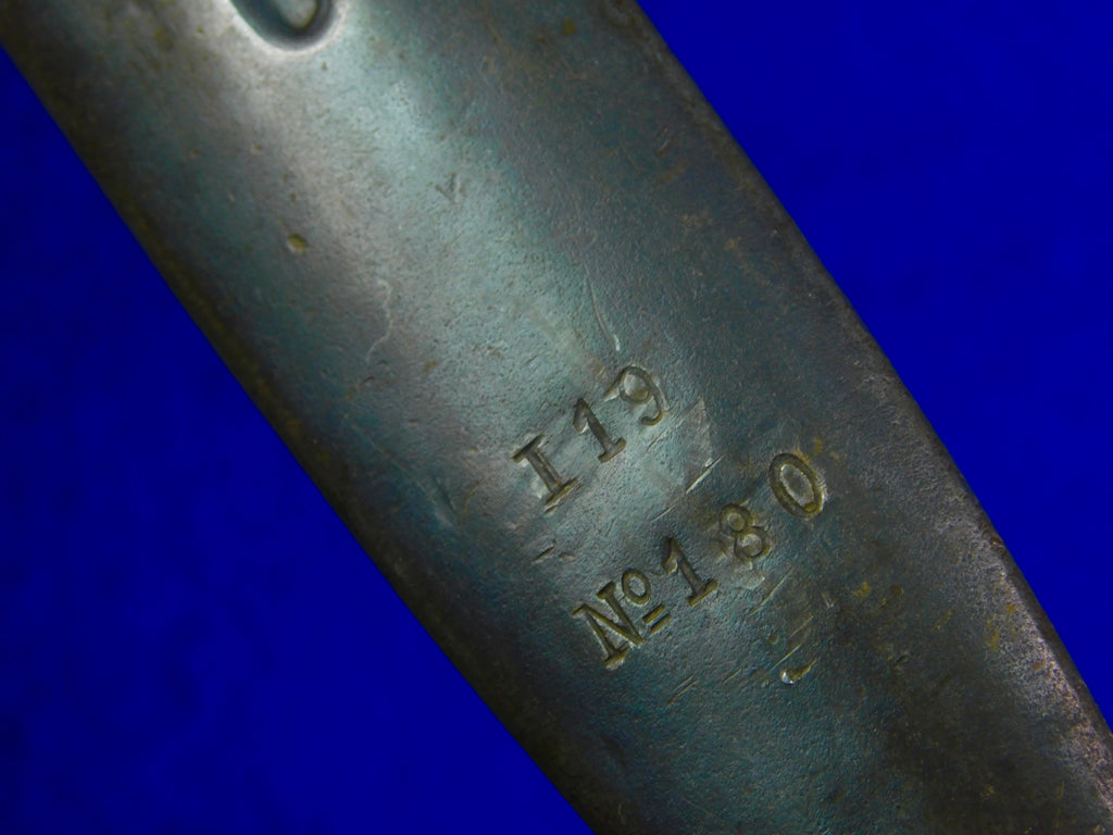 Swedish Sweden WW2 Mauser Long Bayonet Fighting Knife w/ Scabbard ...