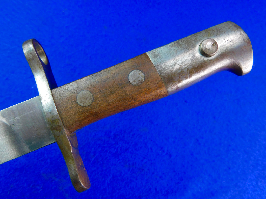 Swiss Switzerland WW1 Saw Back Bayonet Short Sword w/ Scabbard ...